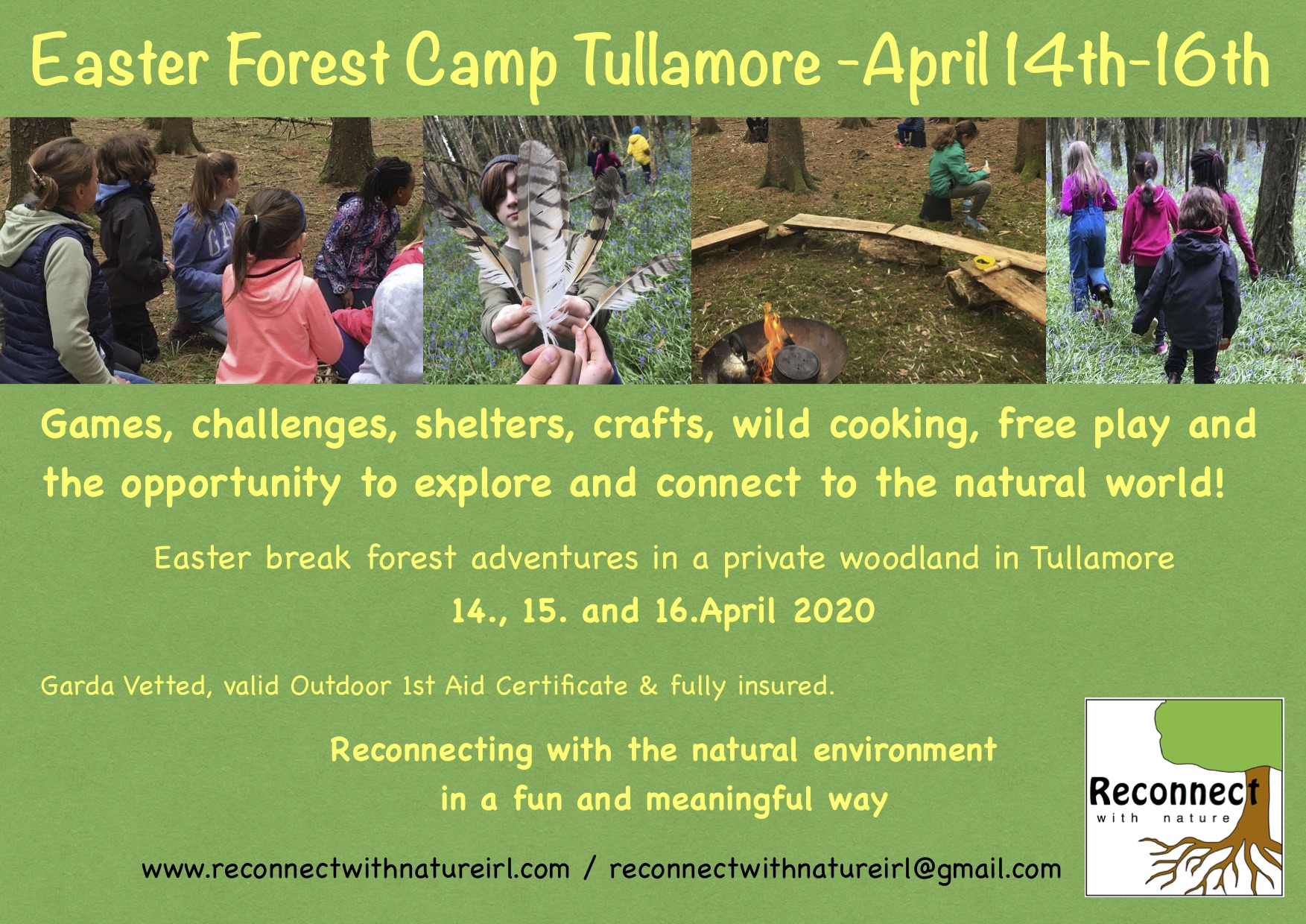 Tullamore Easter Camp 2020 – Reconnect with Nature